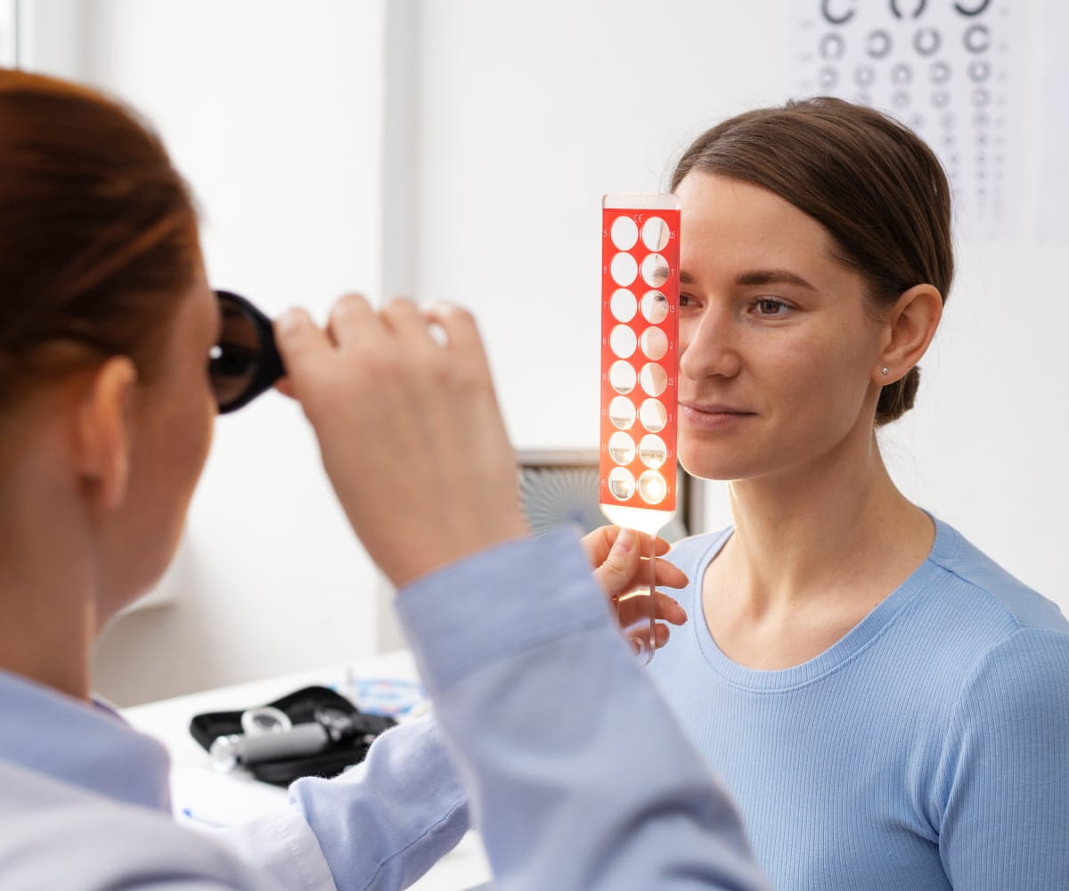 Glaucoma pressure control with medicated drops. - Acha Eye Hospitals